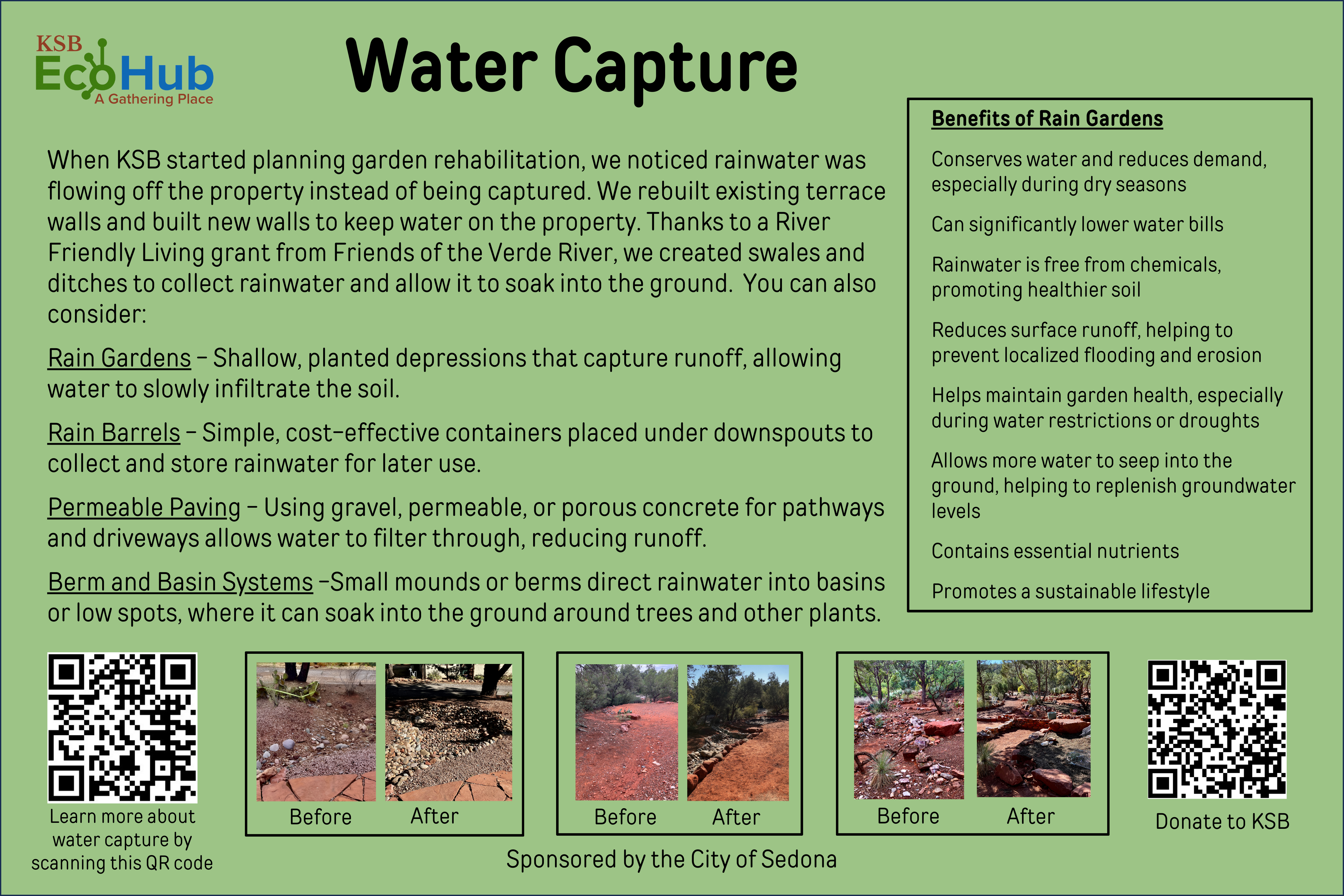 Water Capture – Keep Sedona Beautiful